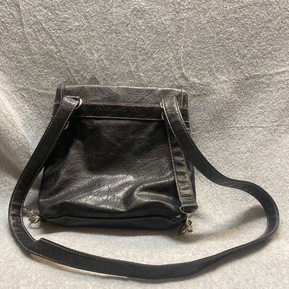 UNIONBAY | Bags | Unionbay Women Crossbody Purse Black Leather Brown ...